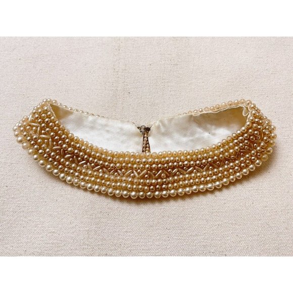 Handmade | Jewelry | Vintage 95s 1960s Handmade Faux Pearl Choker ...